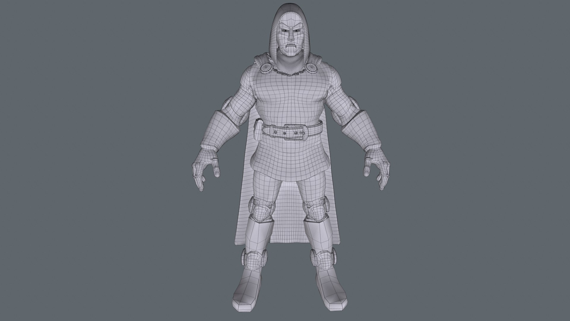 3D Dr Doom Low Poly 3d Model - TurboSquid 2403405