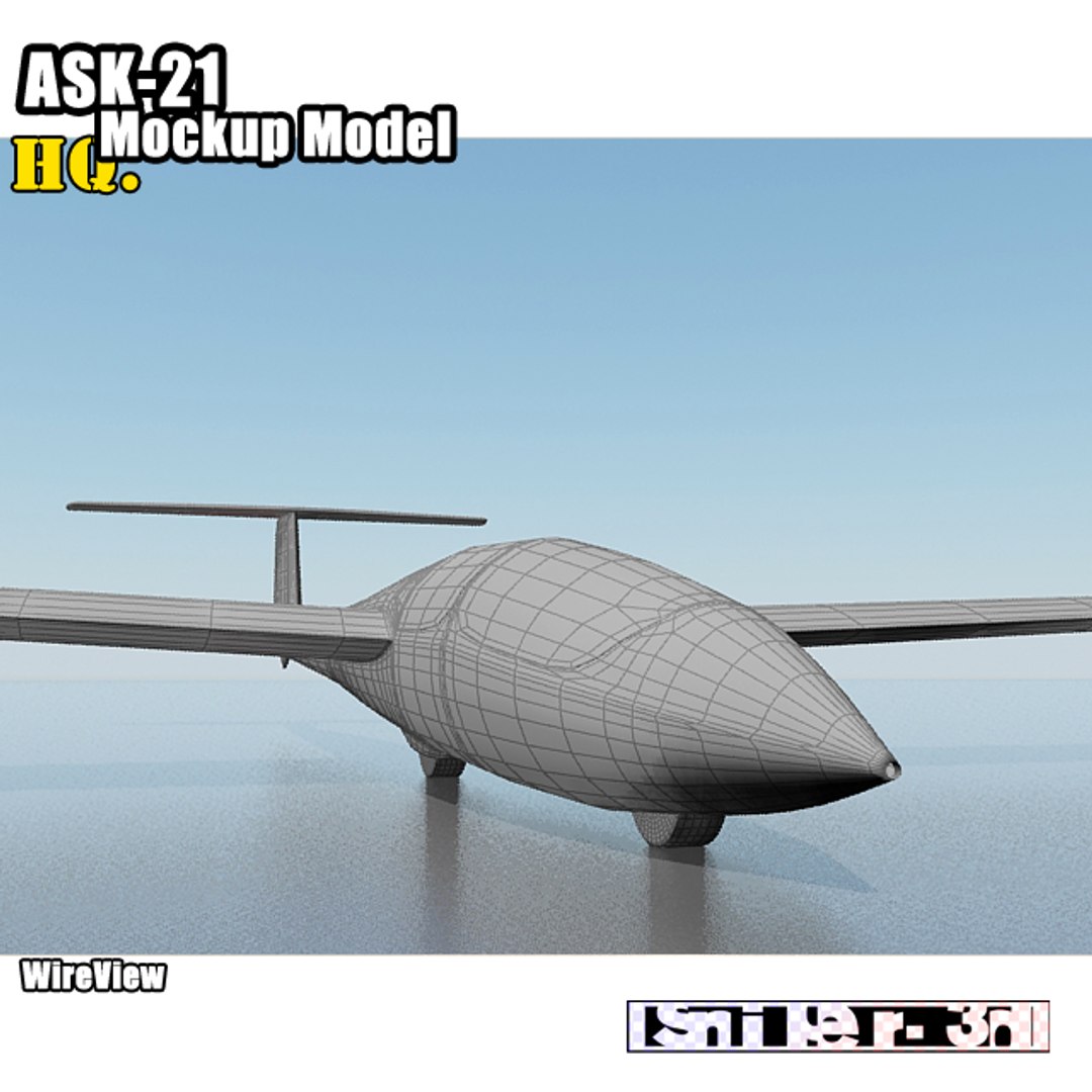 Schleicher Ask 21 3d Model