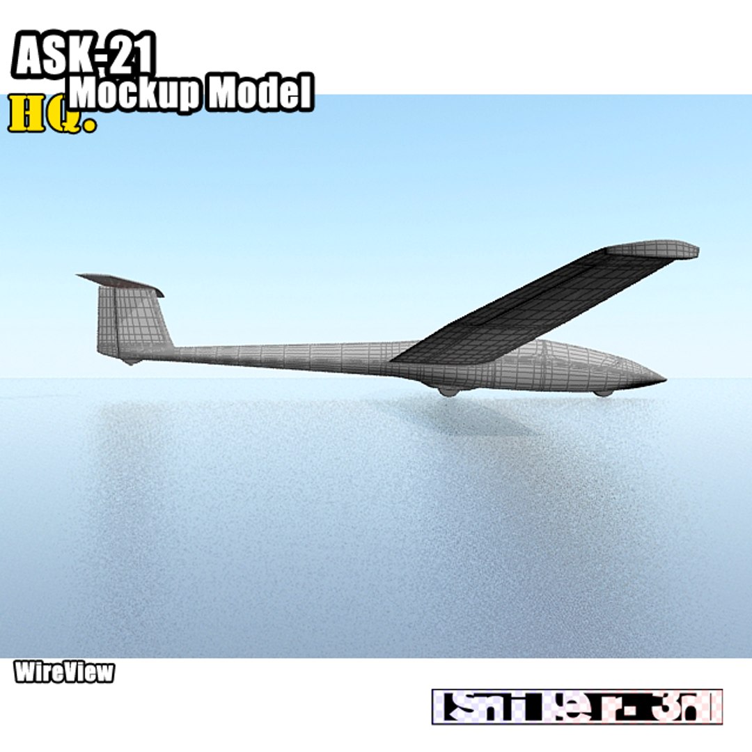 Schleicher Ask 21 3d Model