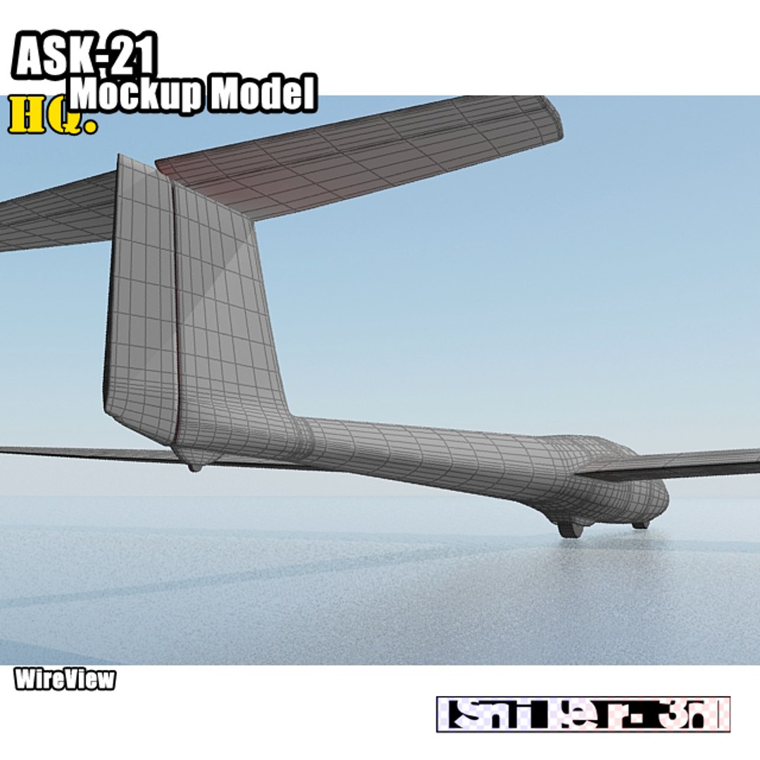 Schleicher Ask 21 3d Model