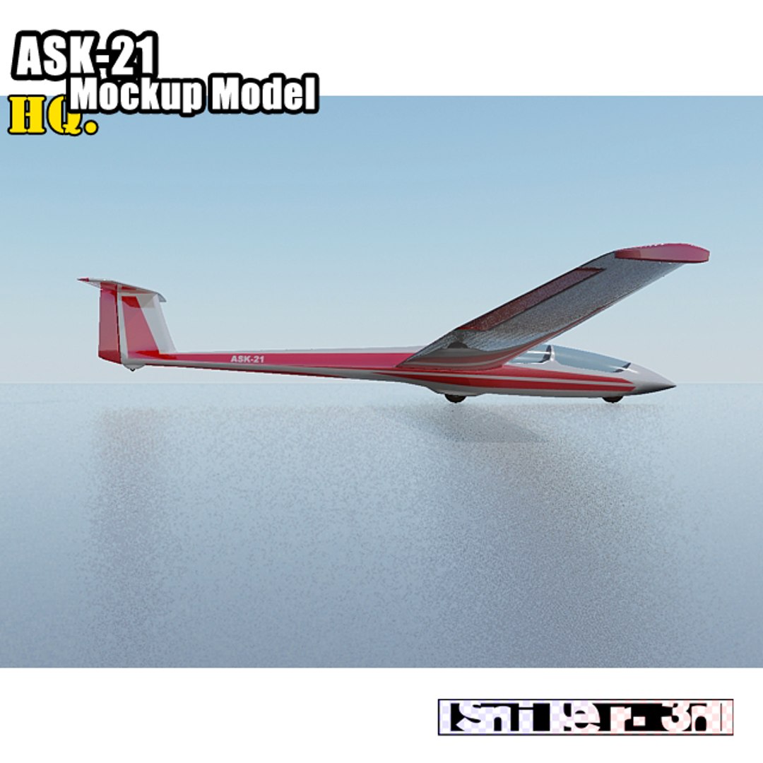 Schleicher Ask 21 3d Model