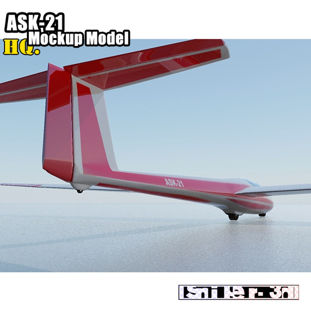 Schleicher Ask 21 3d Model