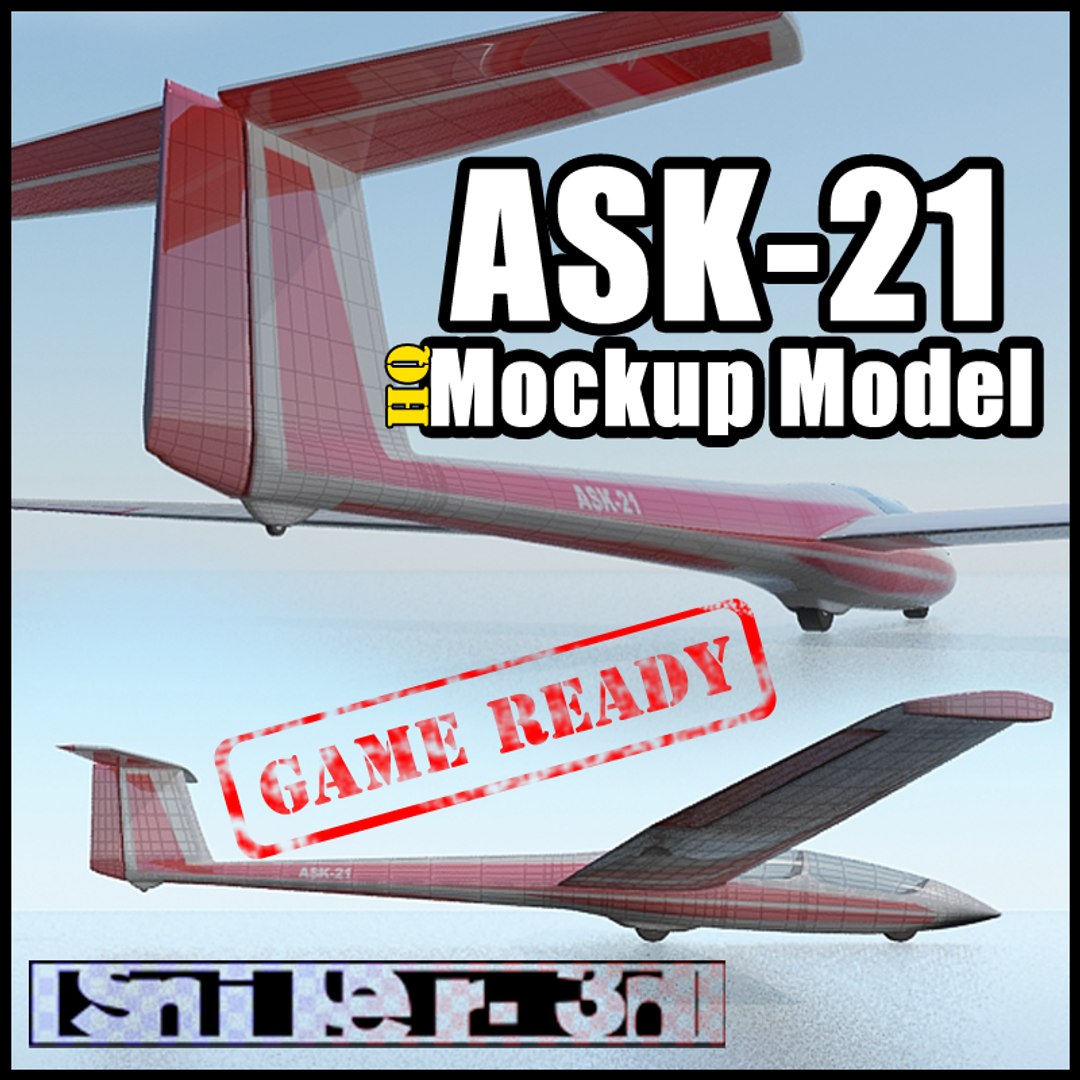 Schleicher Ask 21 3d Model