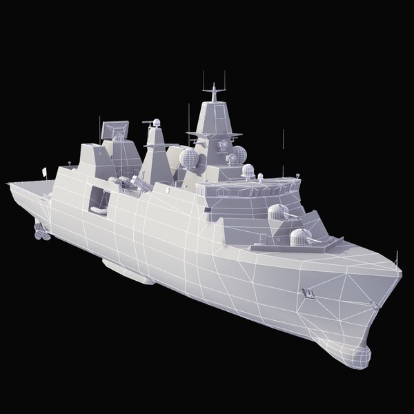 3d model f361 iver huitfeldt class frigate