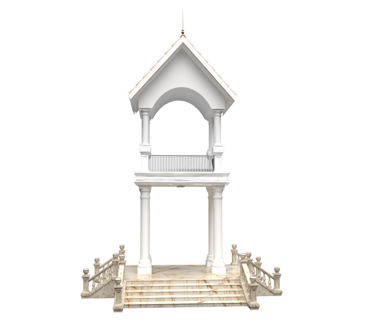 Decorative Roof Element Model - TurboSquid 1830893