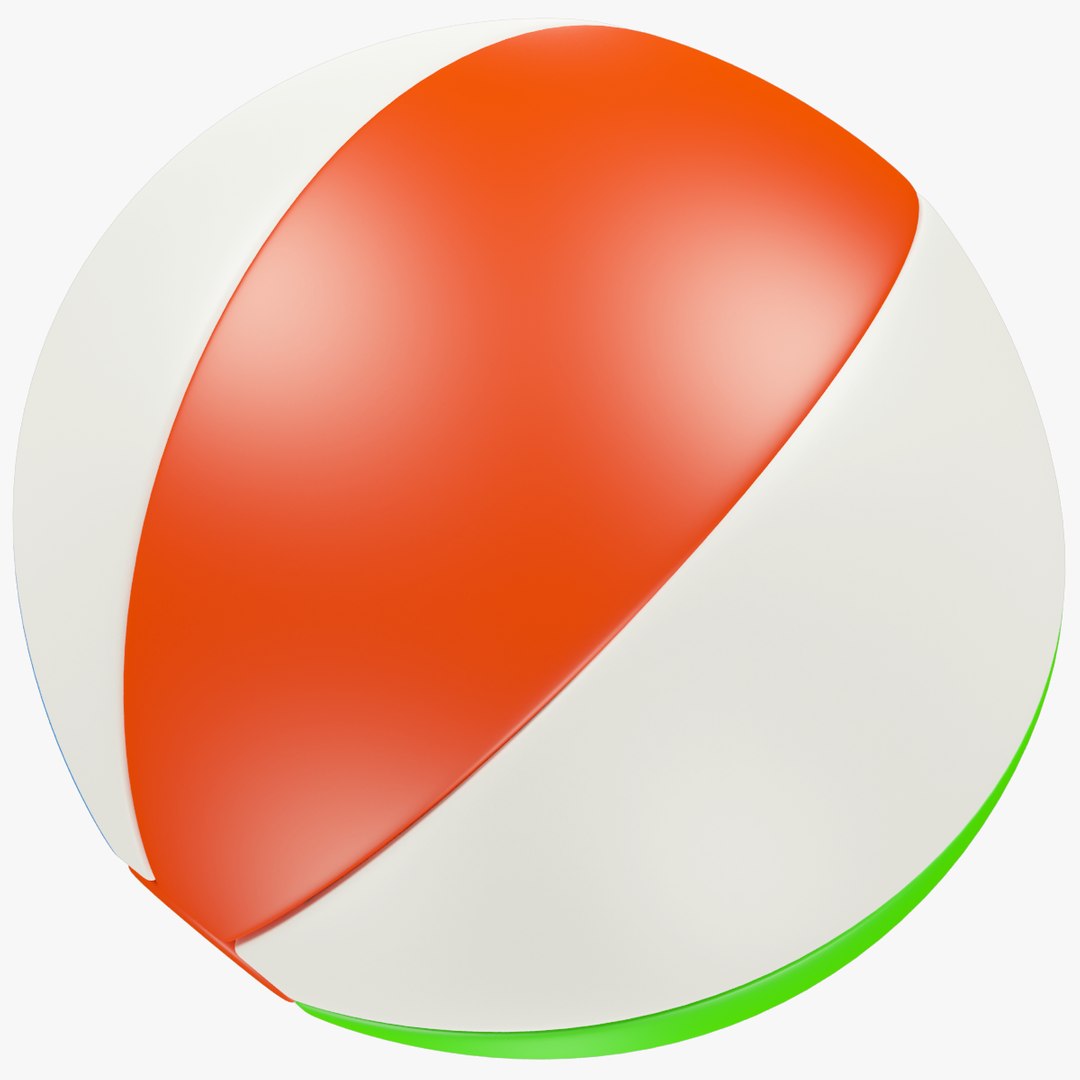 3D Beach Ball Model - TurboSquid 1213351