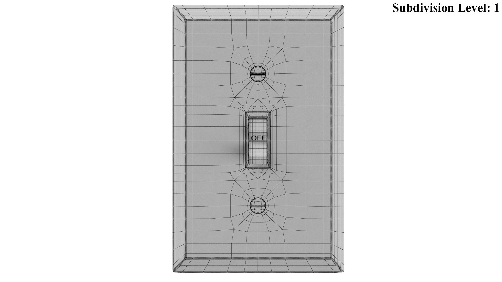 Electrical Light Switch 3D model - TurboSquid 1896555
