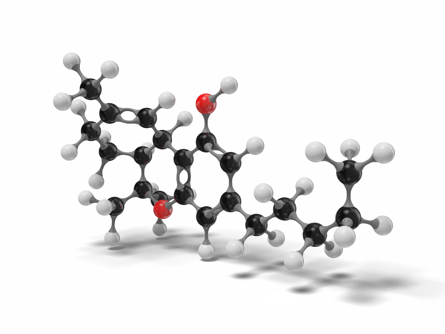 3D Tetrahydrocannabinol C21h30o2 Modeled - TurboSquid 1553649