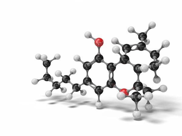 3D tetrahydrocannabinol c21h30o2 modeled - TurboSquid 1553649