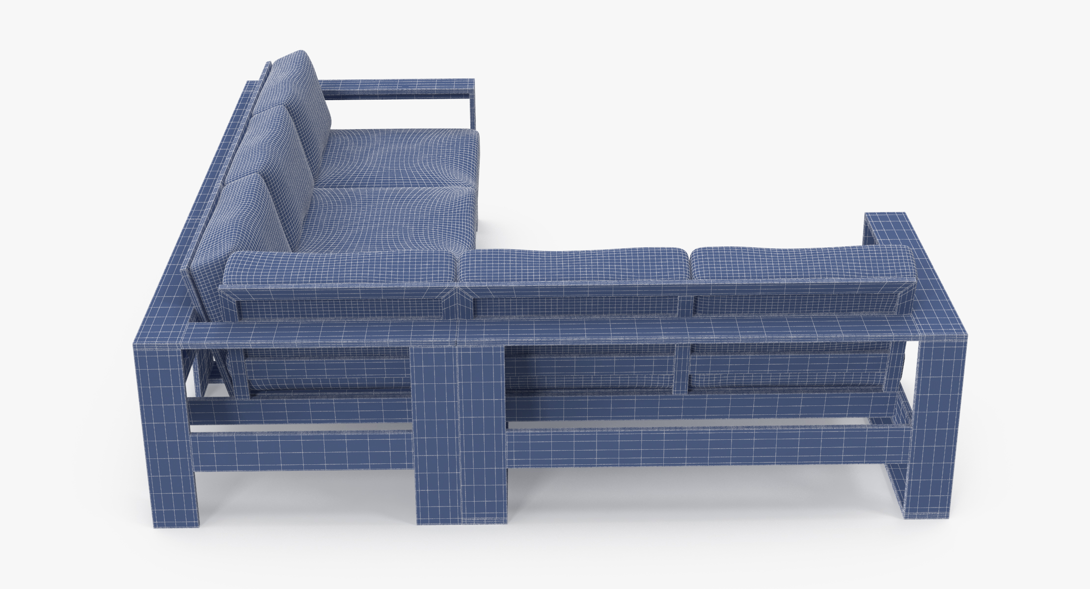 patio sectional 01 3d max