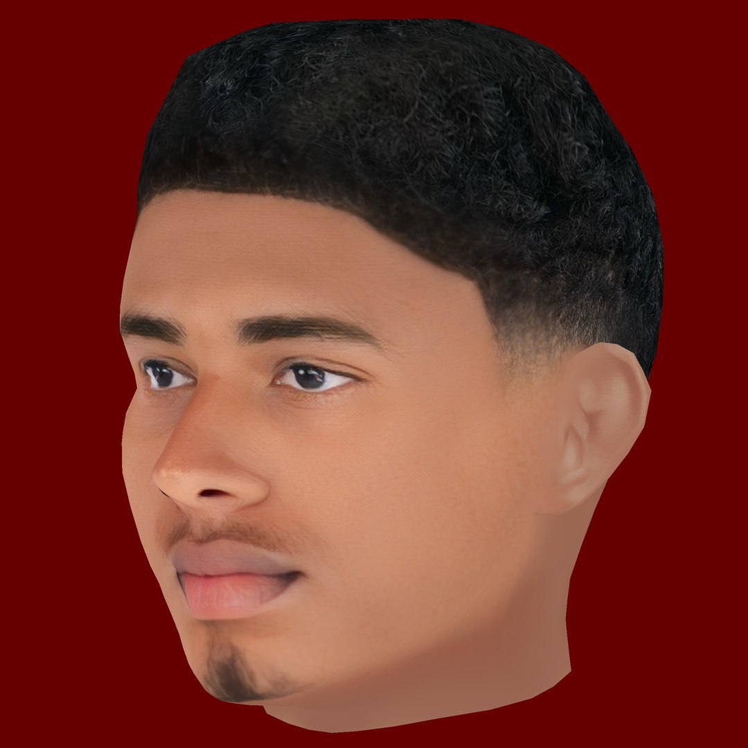 3D Jude Bellingham Head - Low Poly Head For Game - TurboSquid 2204706