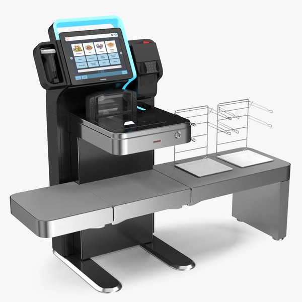 System for Self Checkout StrongPoint Switched Off 3D model - TurboSquid ...