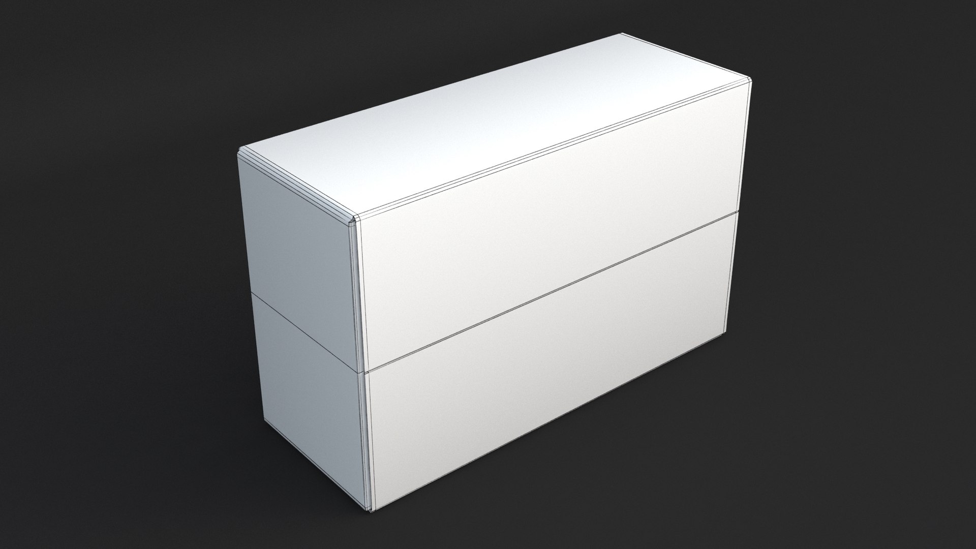 Rectangular Cardboard Box UHD 3D - TurboSquid 2219728