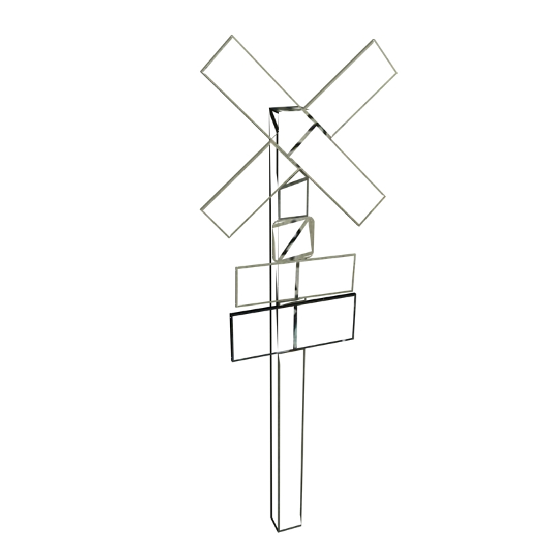 free old sign 3d model