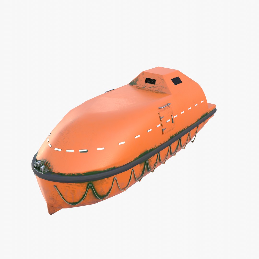 3D Life Boat V1 Model - TurboSquid 2340218