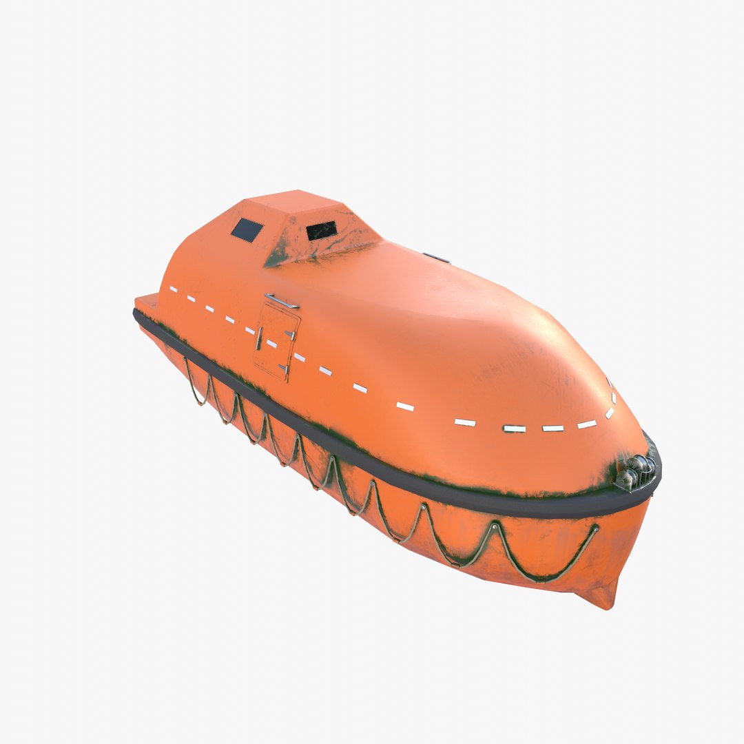 3D Life Boat V1 Model - TurboSquid 2340218