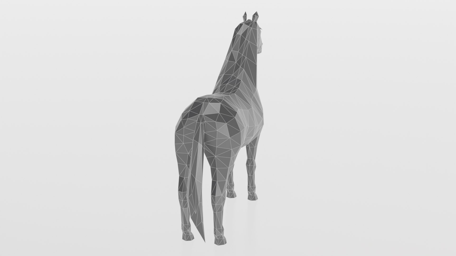 Low Poly Horse Model - TurboSquid 1799693