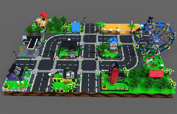 Lego city model - TurboSquid 1196595