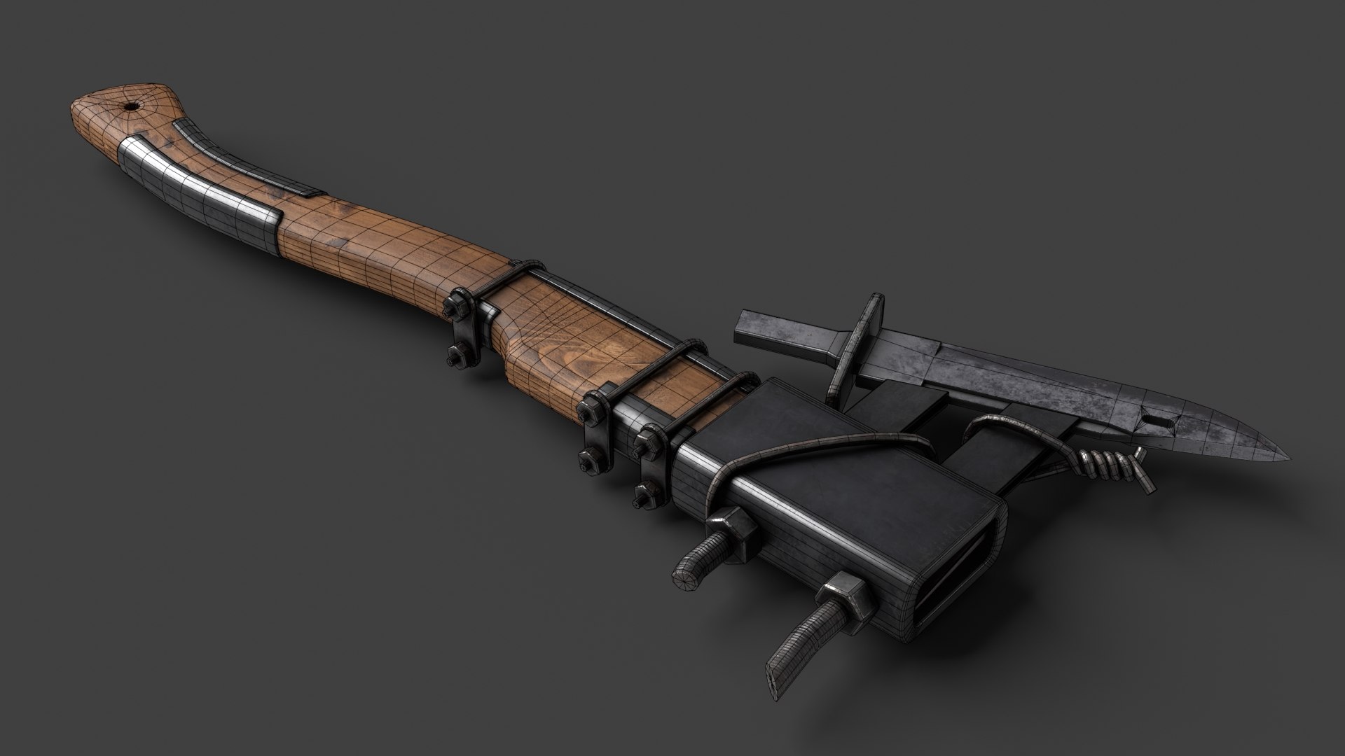 Modifiable Strike Weapon 13 3D model - TurboSquid 1818800