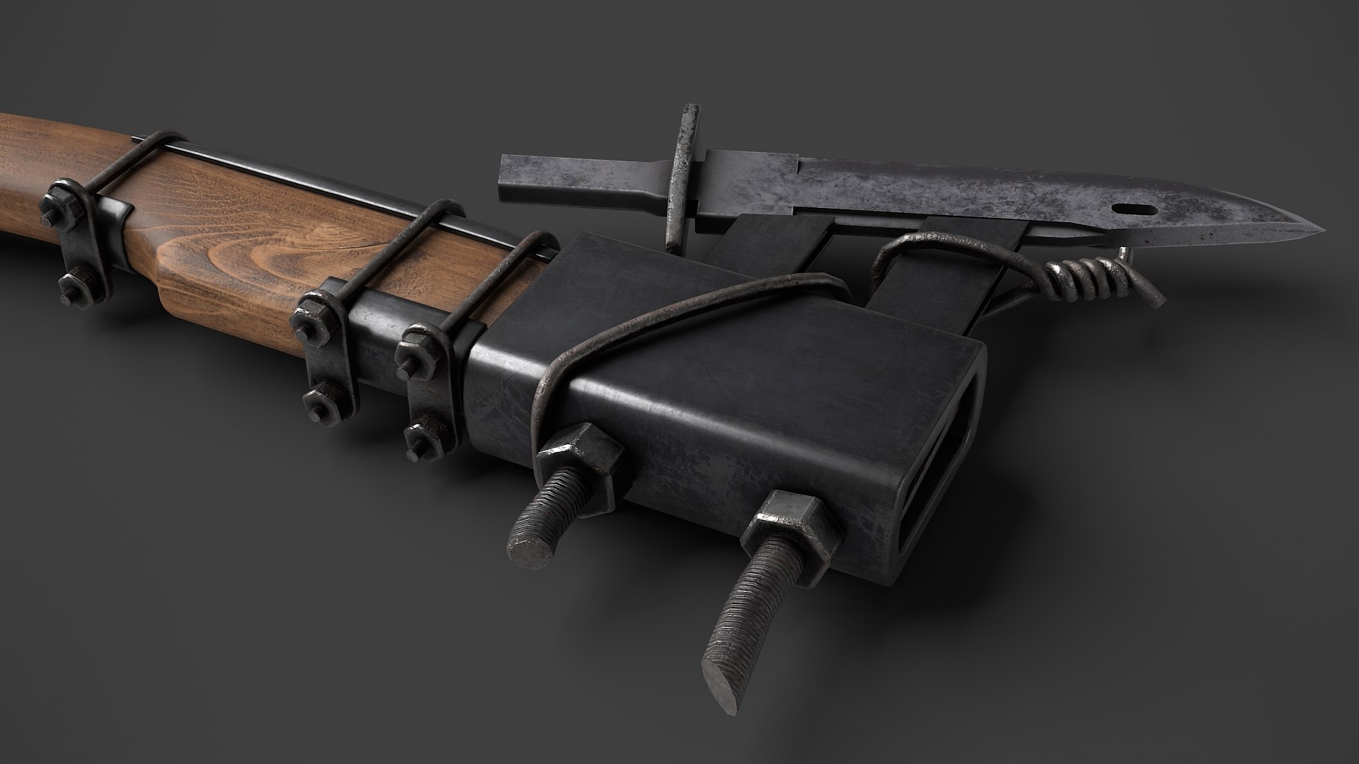 Modifiable Strike Weapon 13 3D model - TurboSquid 1818800