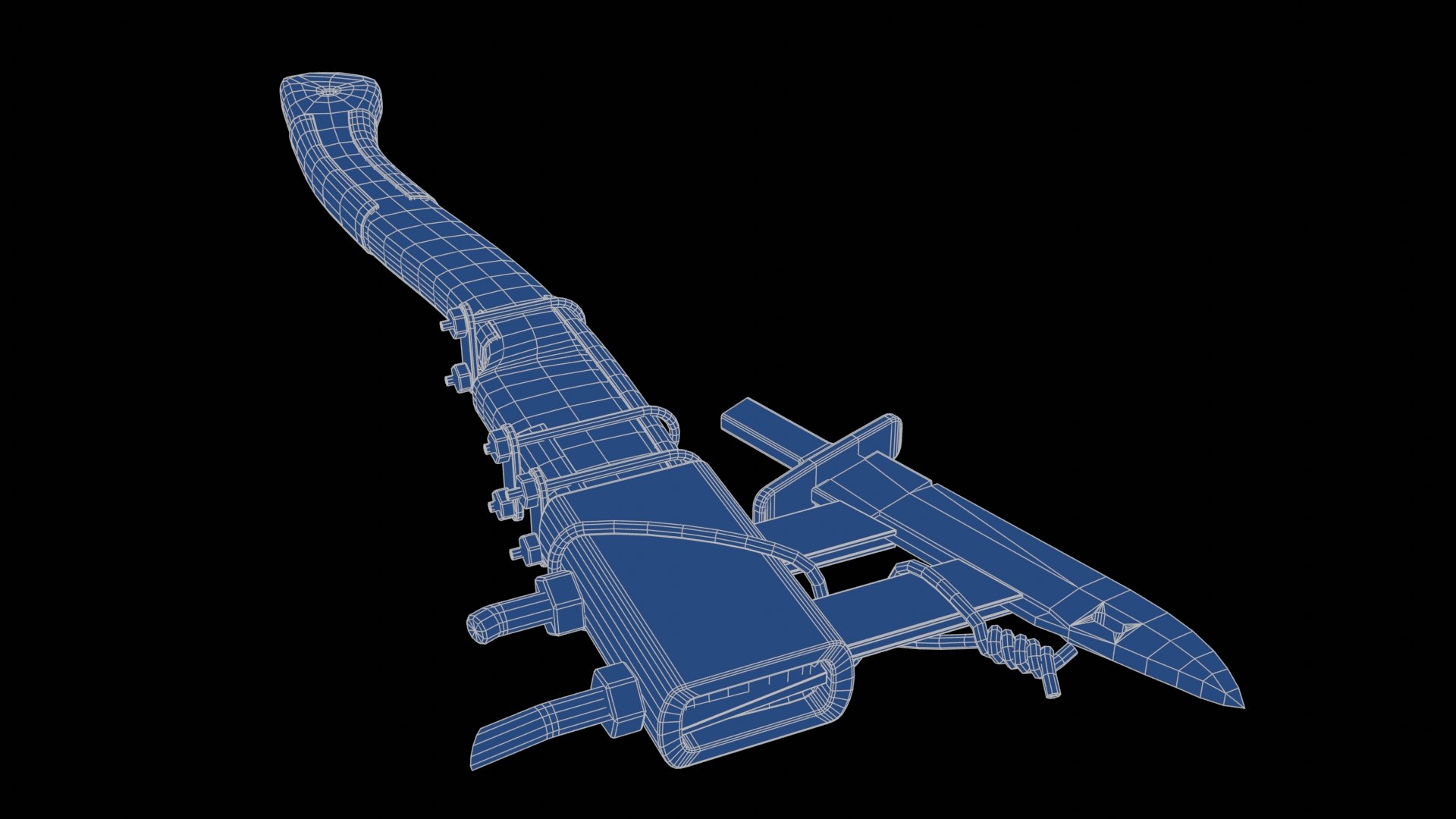 Modifiable Strike Weapon 13 3D model - TurboSquid 1818800