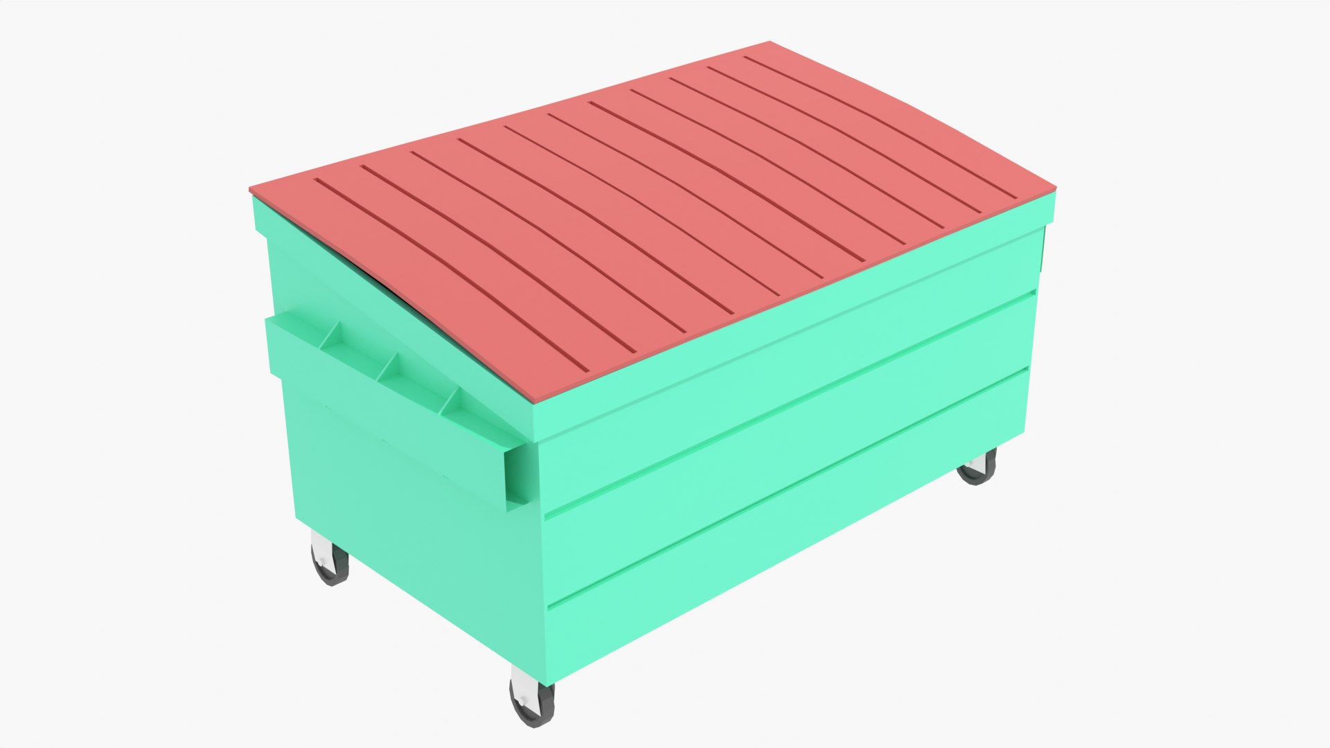 Dump Dumpster Basic 3D Model - TurboSquid 1663563