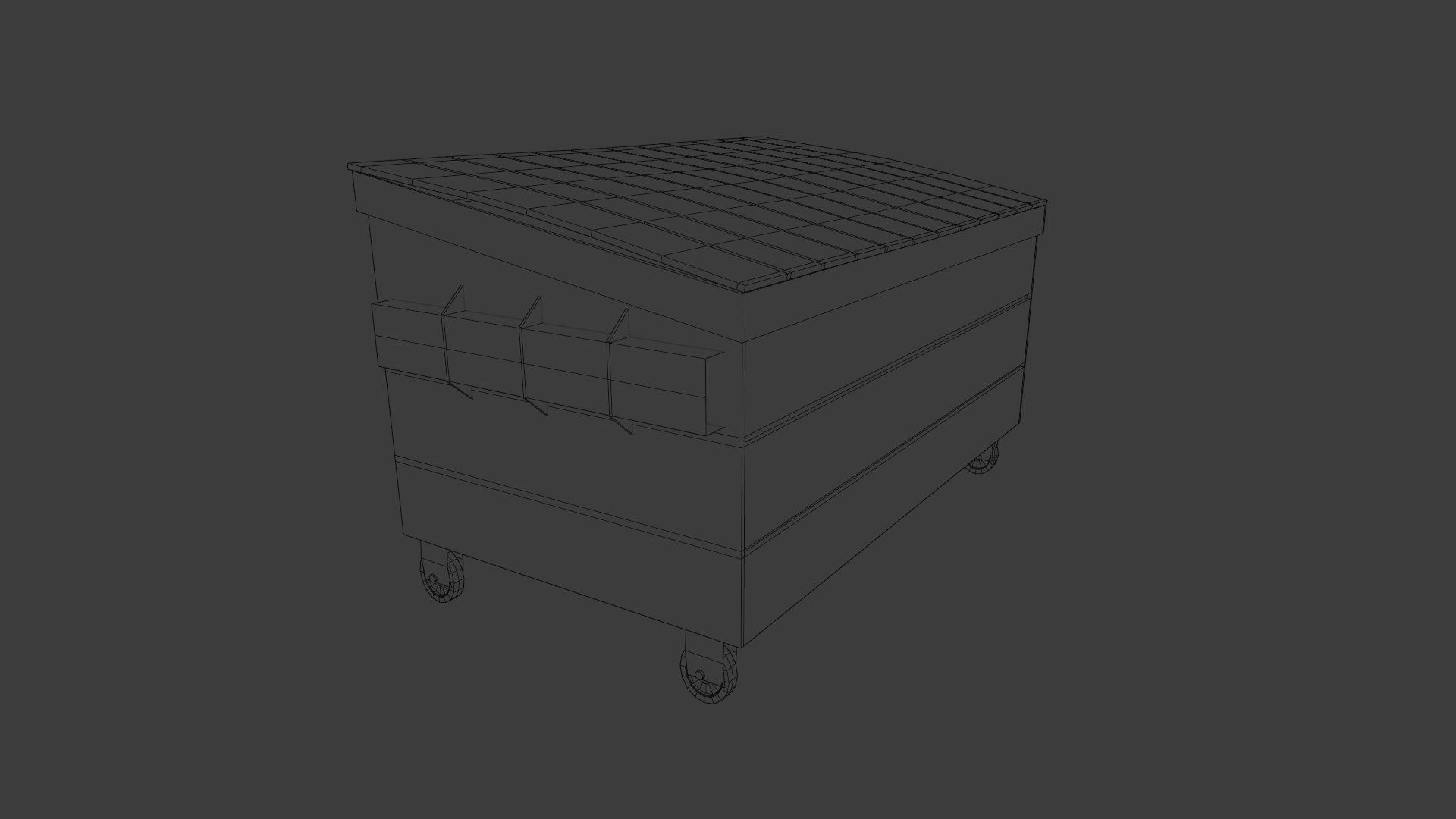 Dump Dumpster Basic 3D Model - TurboSquid 1663563