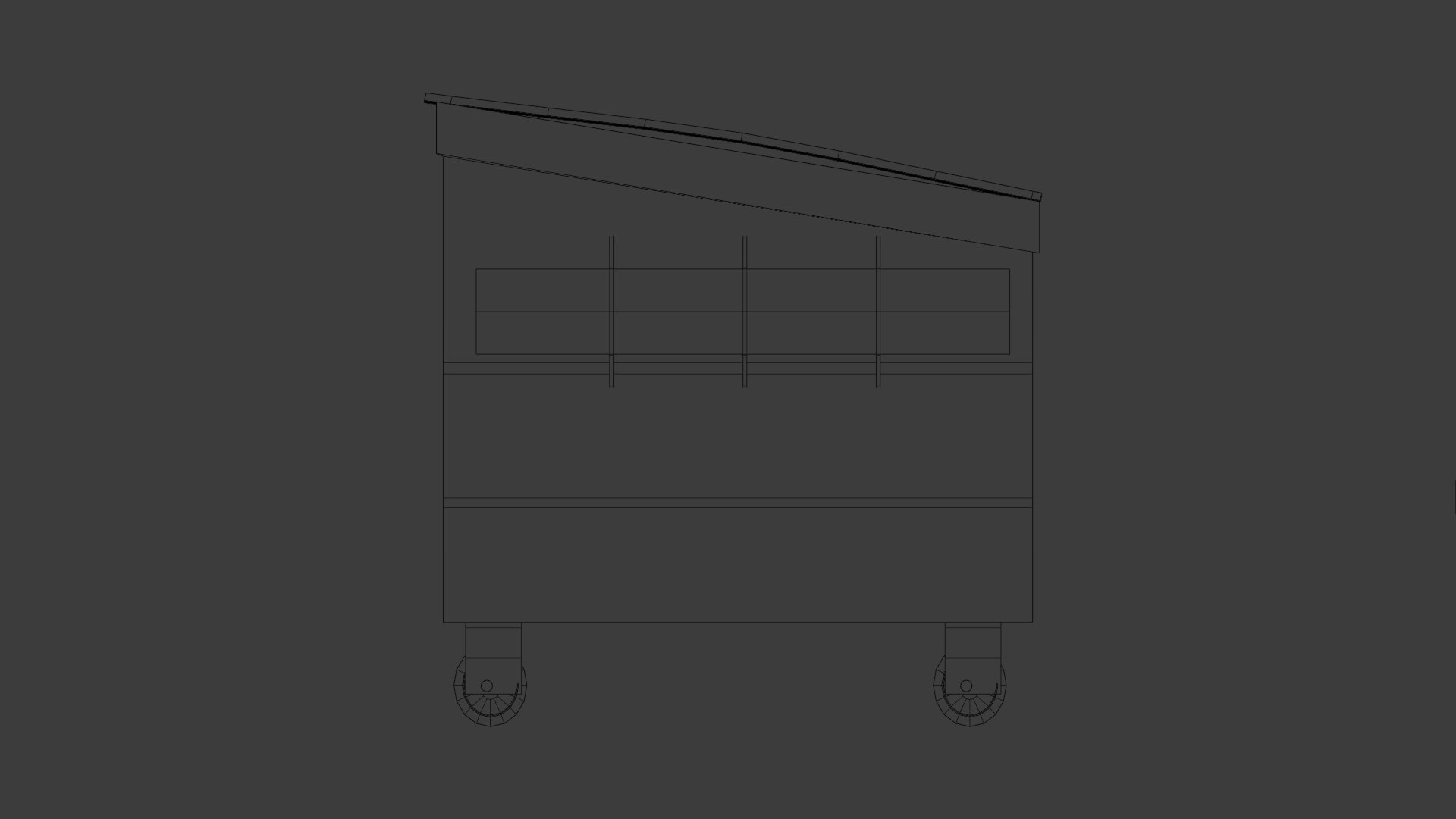 Dump Dumpster Basic 3D Model - TurboSquid 1663563