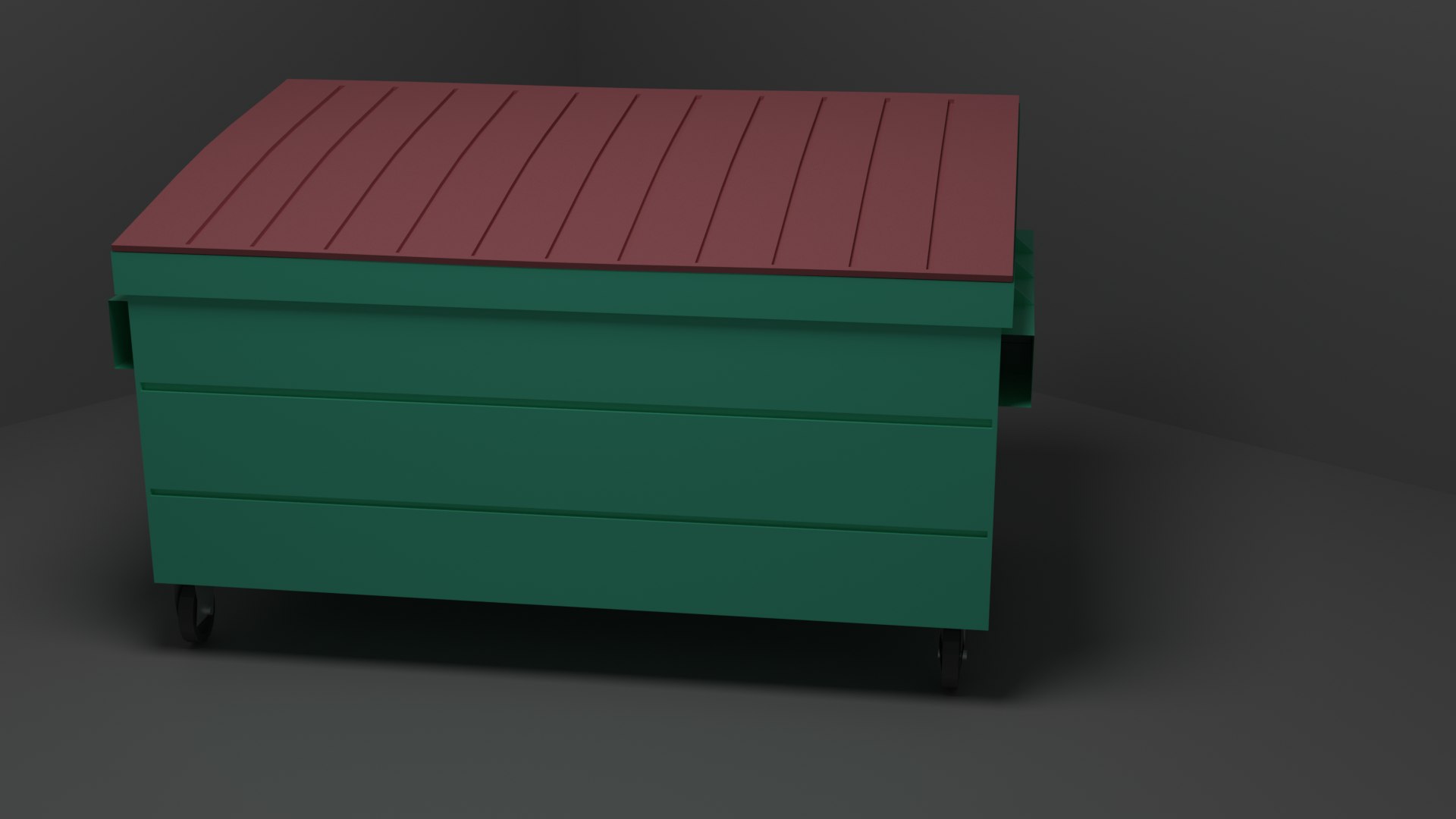 Dump Dumpster Basic 3D Model - TurboSquid 1663563