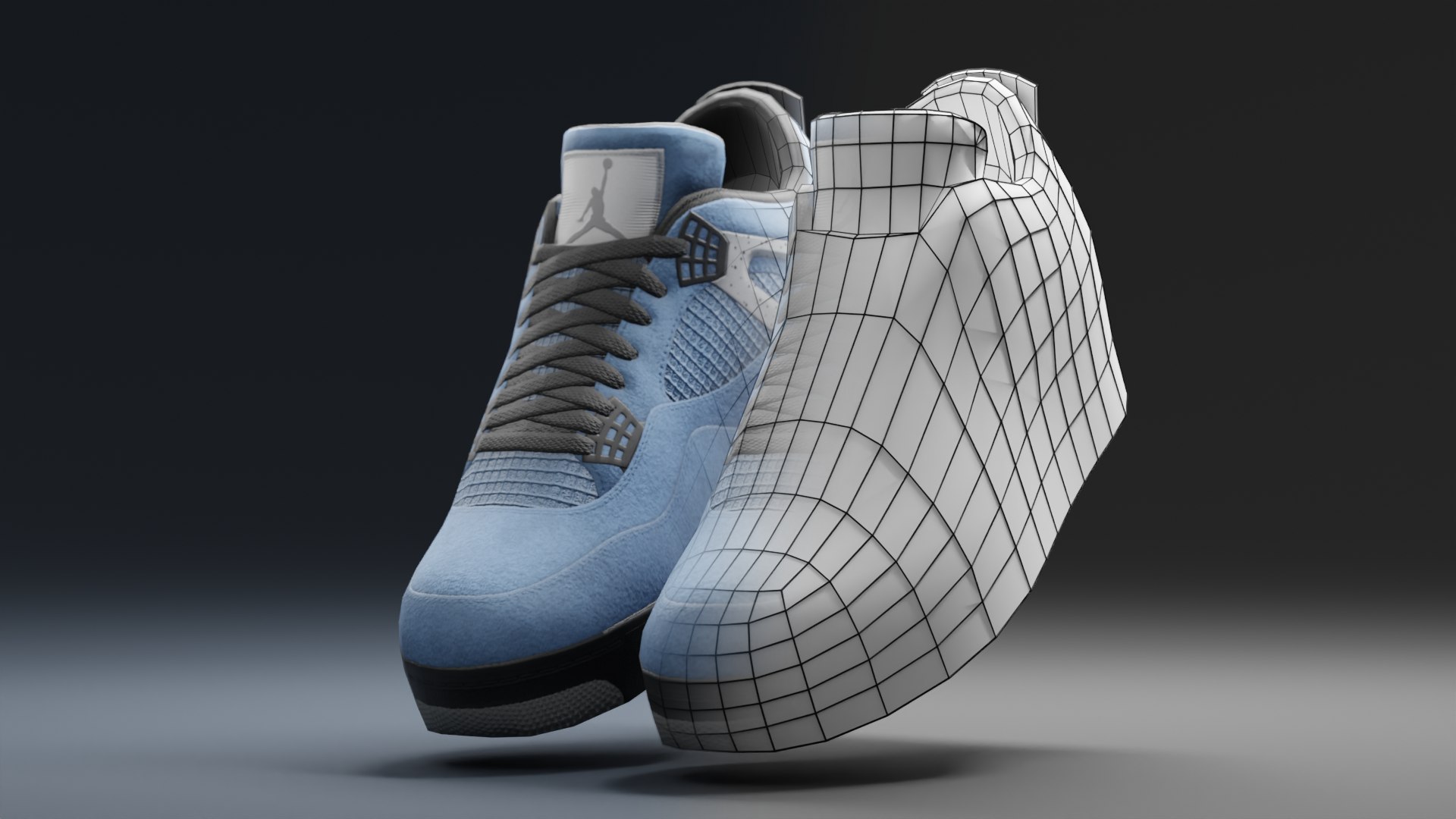 3D Air Jordan 4 Lowpoly - 03 Model - TurboSquid 2194597