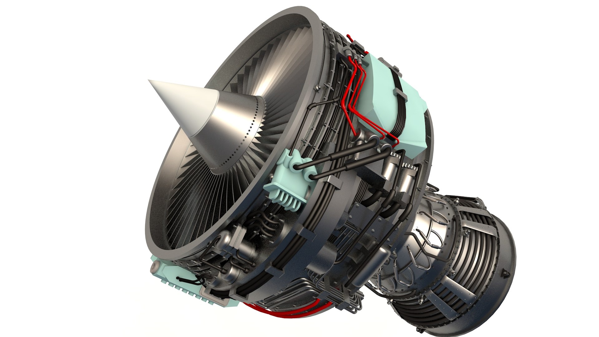Aircraft Engine Model - TurboSquid 1736415