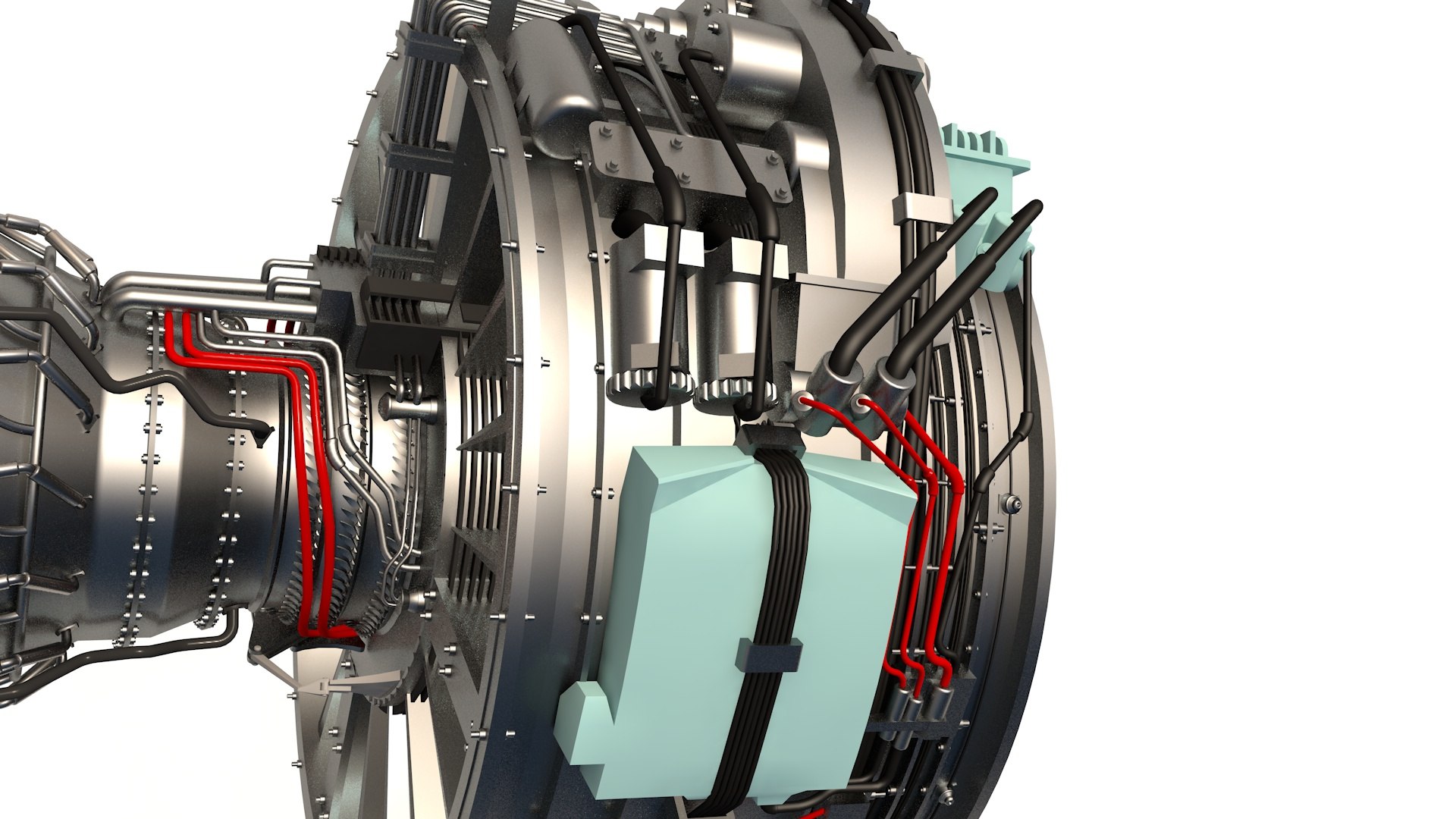 Aircraft Engine Model - TurboSquid 1736415