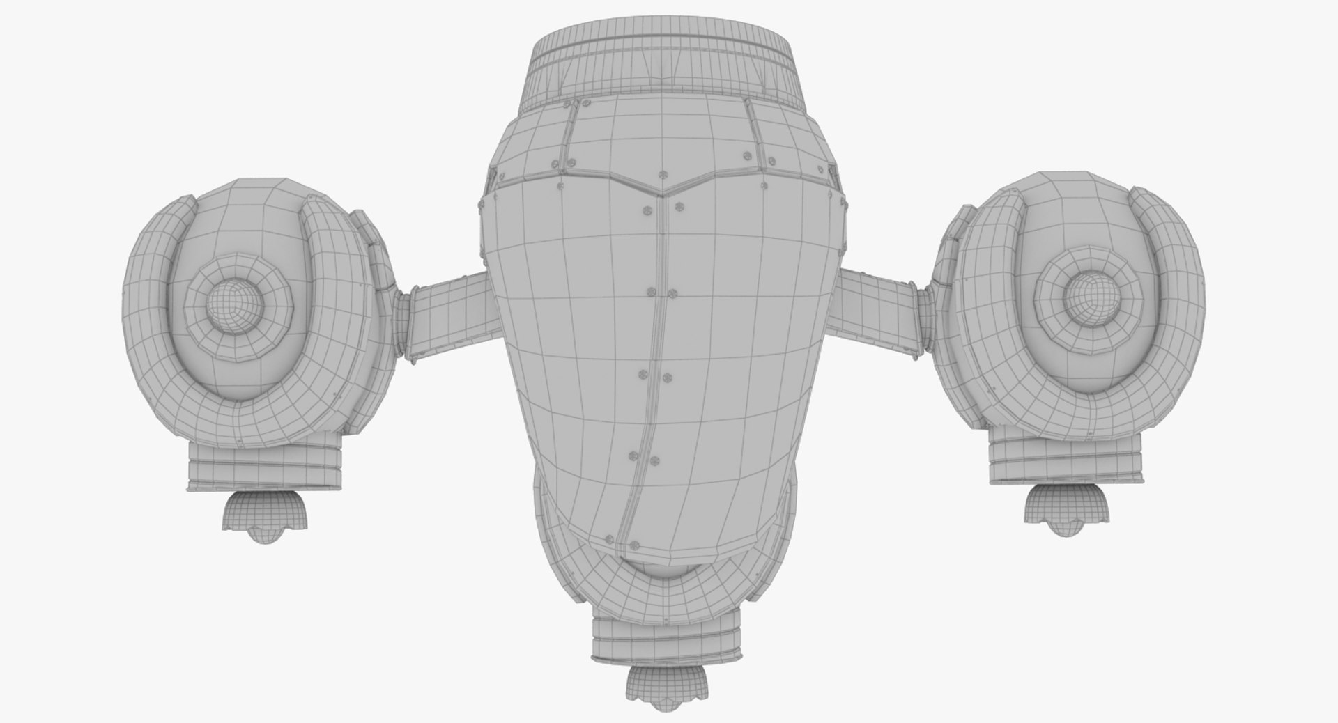3D Science Fiction Police Drone - TurboSquid 1173431