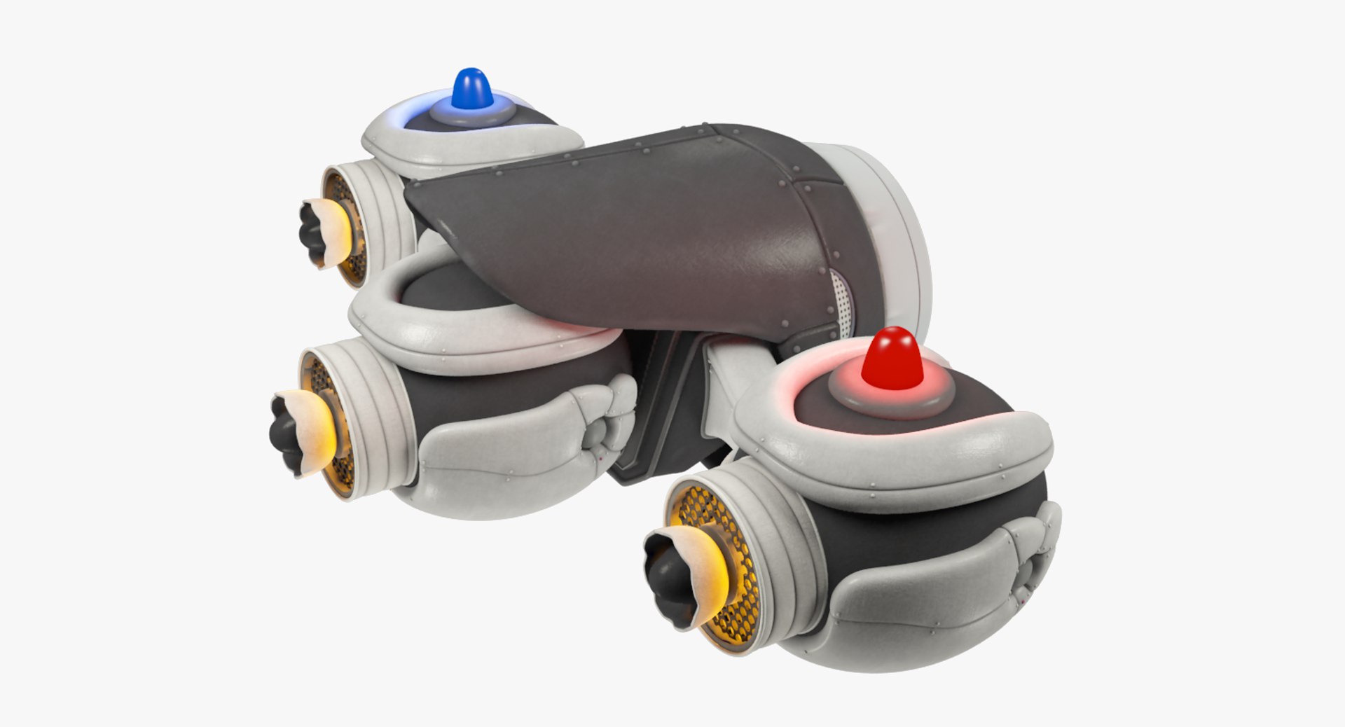 3D Science Fiction Police Drone - TurboSquid 1173431