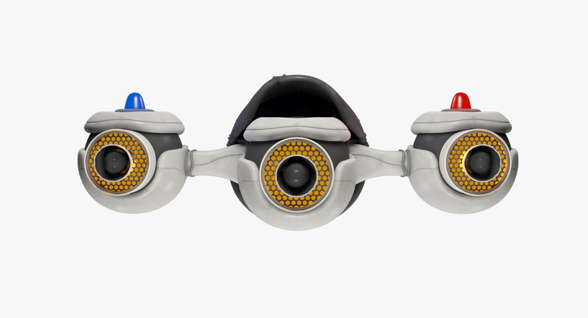 3D Science Fiction Police Drone - TurboSquid 1173431