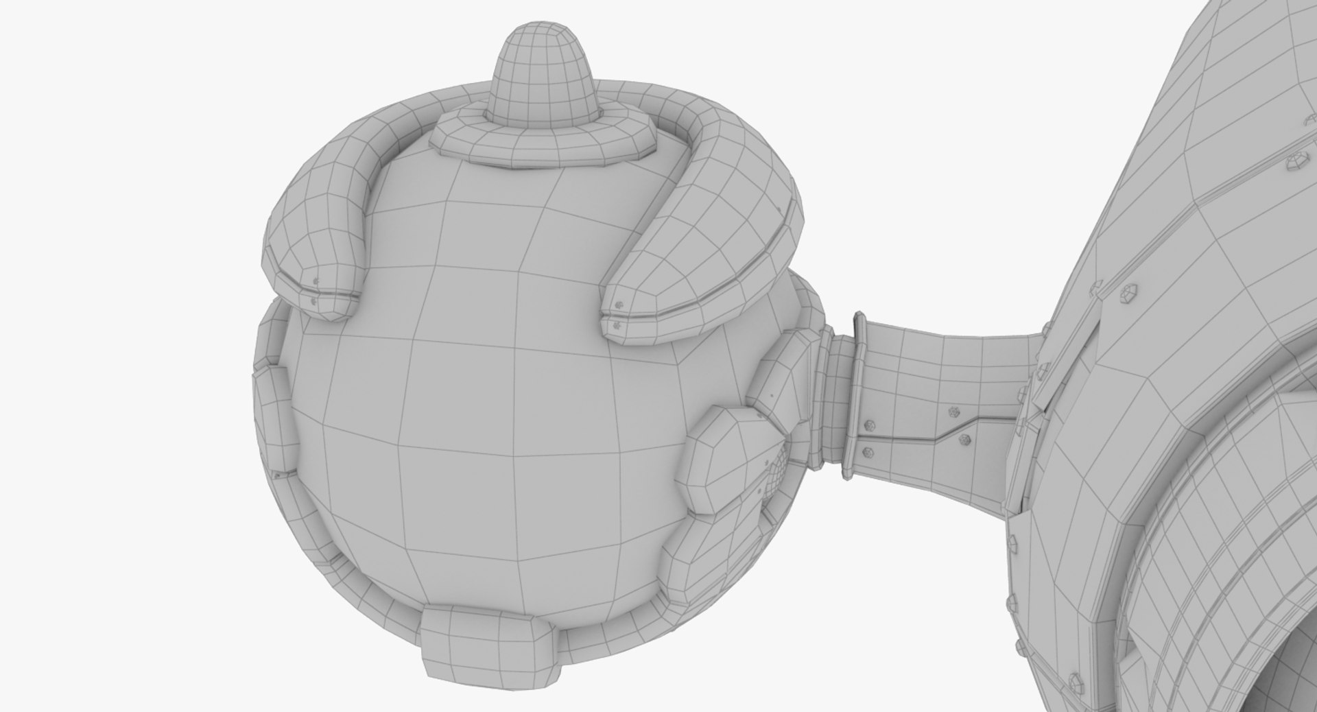 3D Science Fiction Police Drone - TurboSquid 1173431