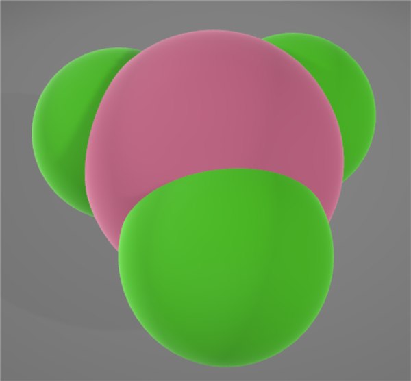 modelo 3d Triflourida De Boro (BF3) - TurboSquid 1398171