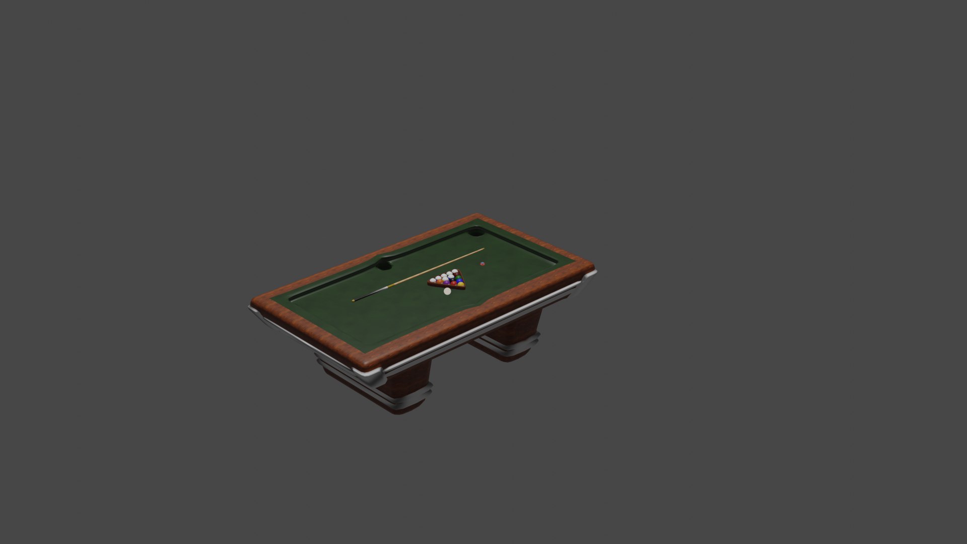 3D model pool table retro - TurboSquid 1675787