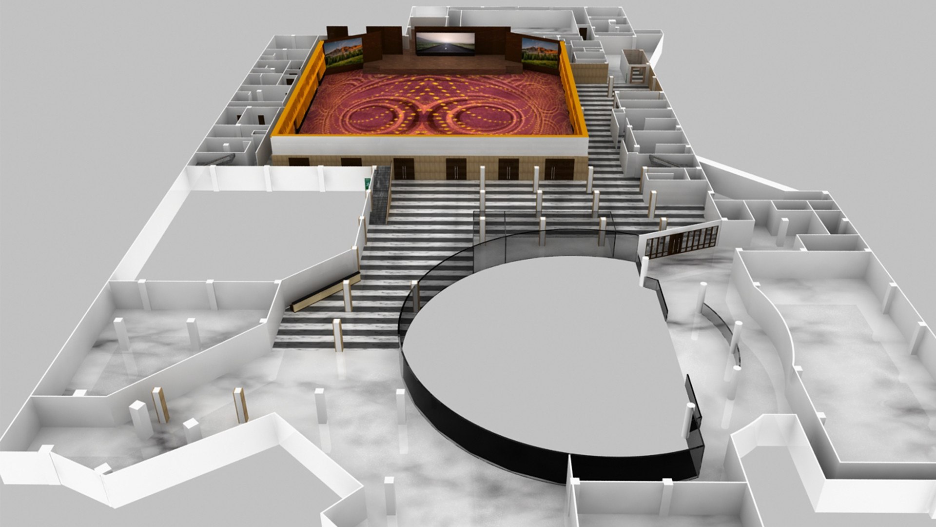 The Kasablanka Hall 3D Model - TurboSquid 2152350
