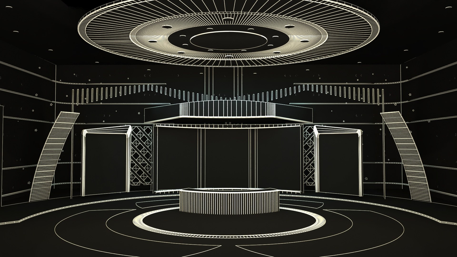 3D Tv Studio Design Model - TurboSquid 1779327