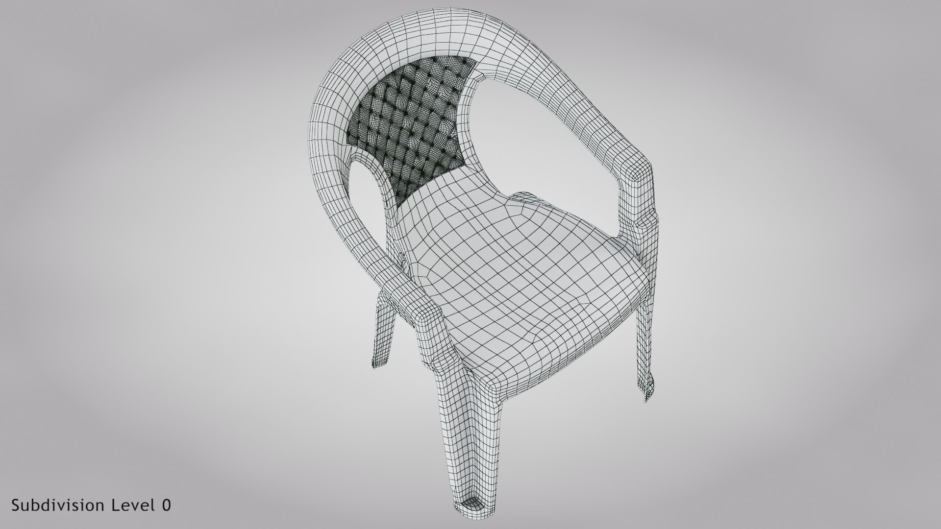 3D Plastic Chair V1 Model - TurboSquid 1584867