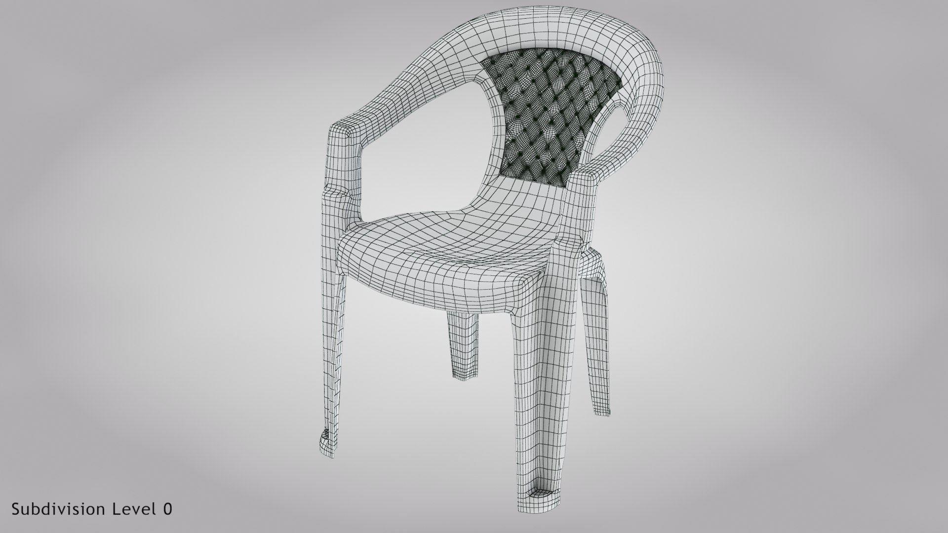 3D Plastic Chair V1 Model - TurboSquid 1584867