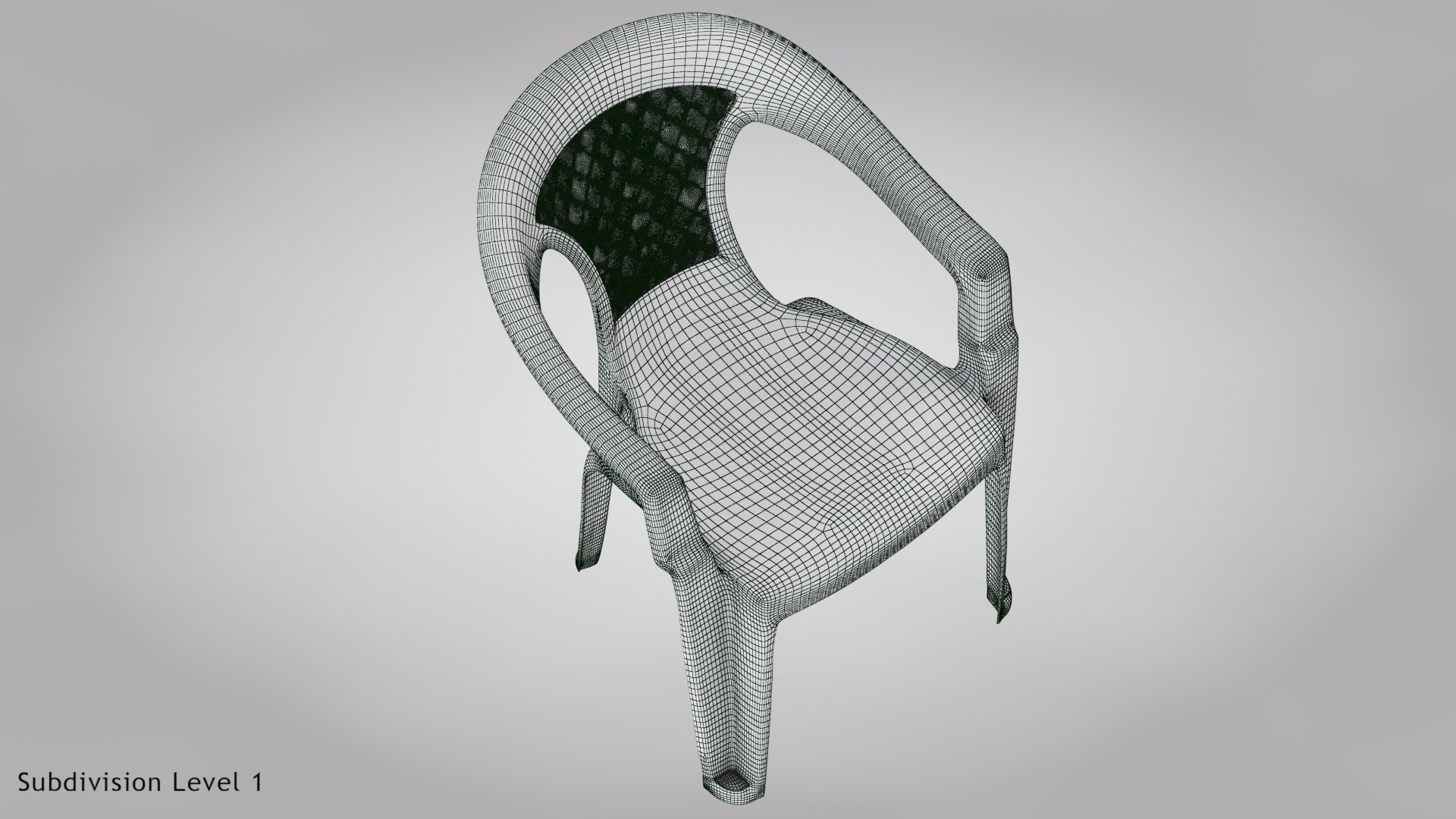 3D Plastic Chair V1 Model - TurboSquid 1584867