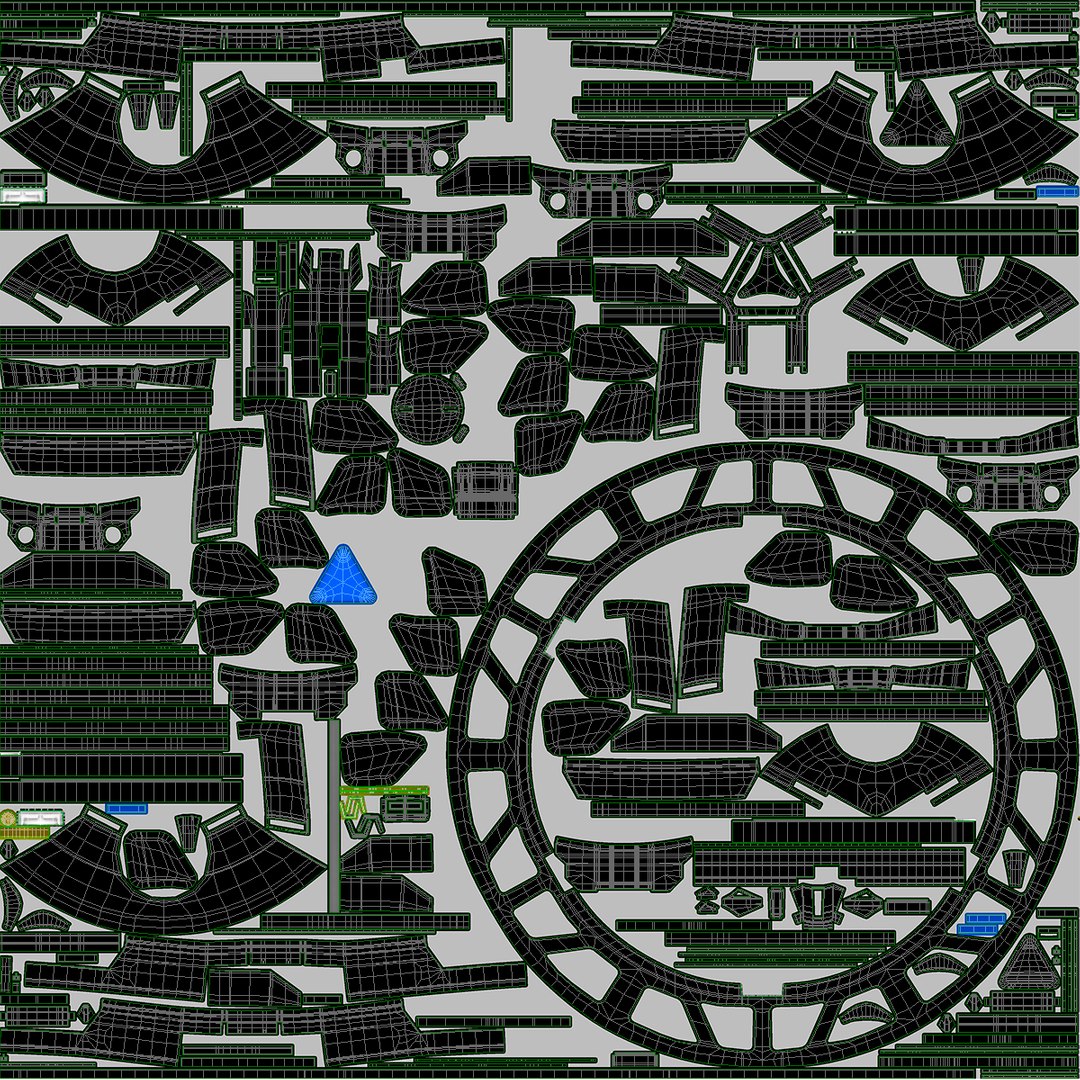3D Sci-fi Teleport Model - TurboSquid 1300341