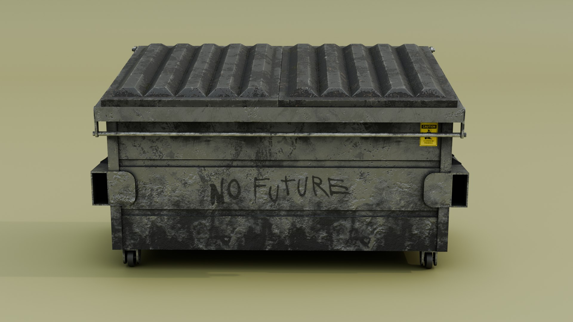 Garbage Box 3D Model - TurboSquid 2277732