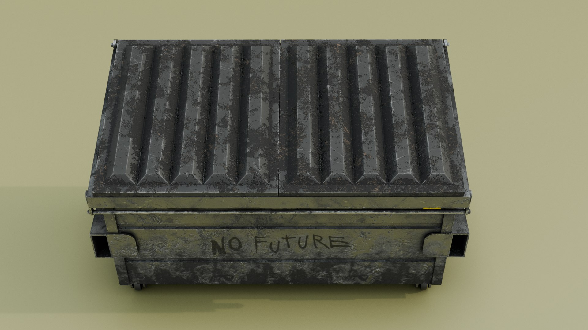 Garbage Box 3D Model - TurboSquid 2277732