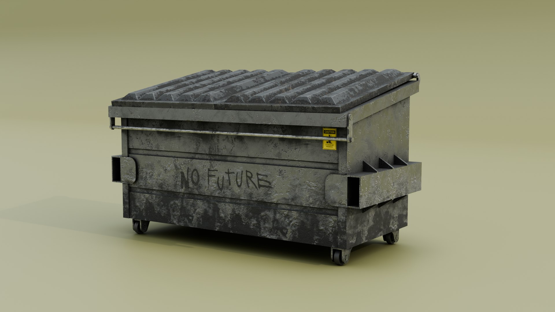 Garbage Box 3D Model - TurboSquid 2277732
