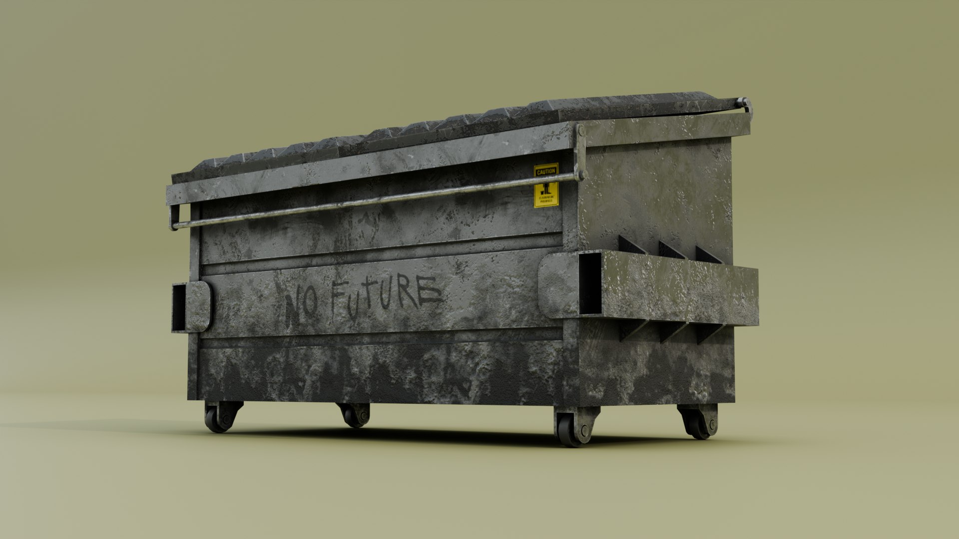 Garbage Box 3D Model - TurboSquid 2277732