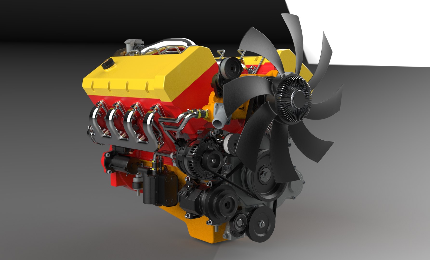 V8 Turbo Engine CAD 3D Model 3D Model - TurboSquid 1847722