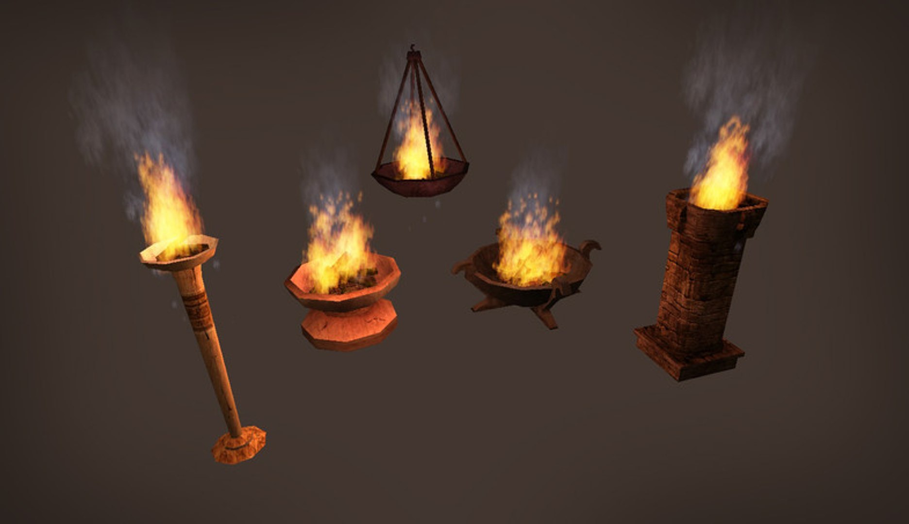 3d medieval lightsources